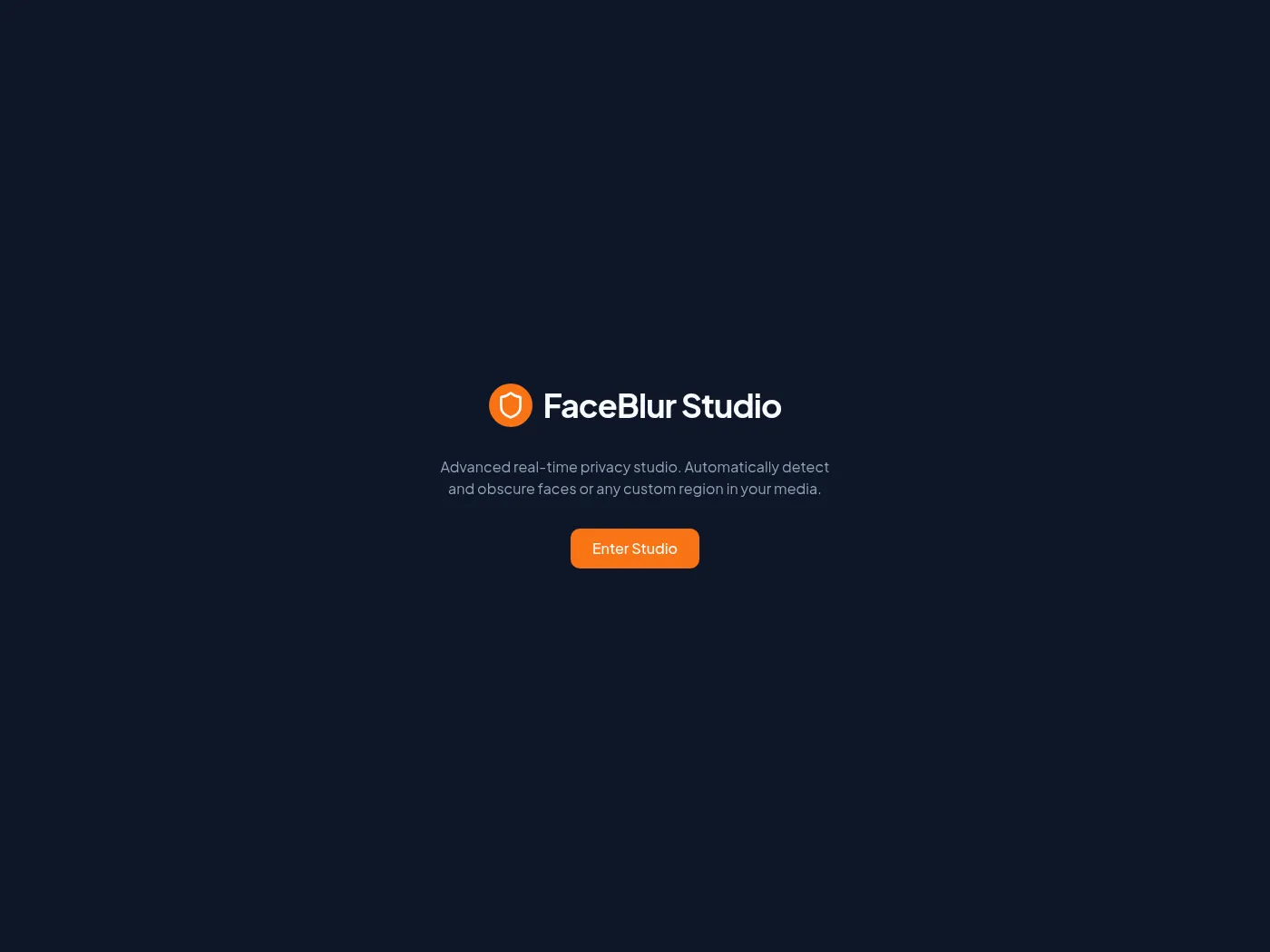 FaceBlur Studio