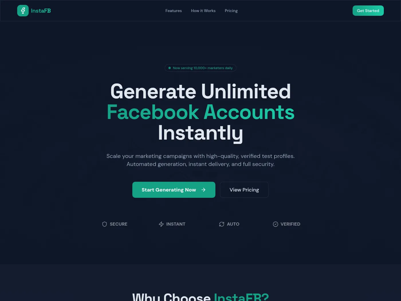 InstaFB Account Generator