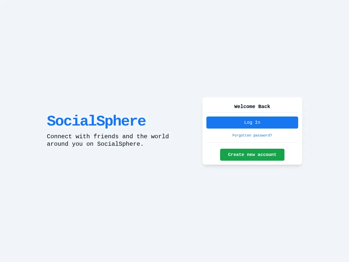 SocialSphere