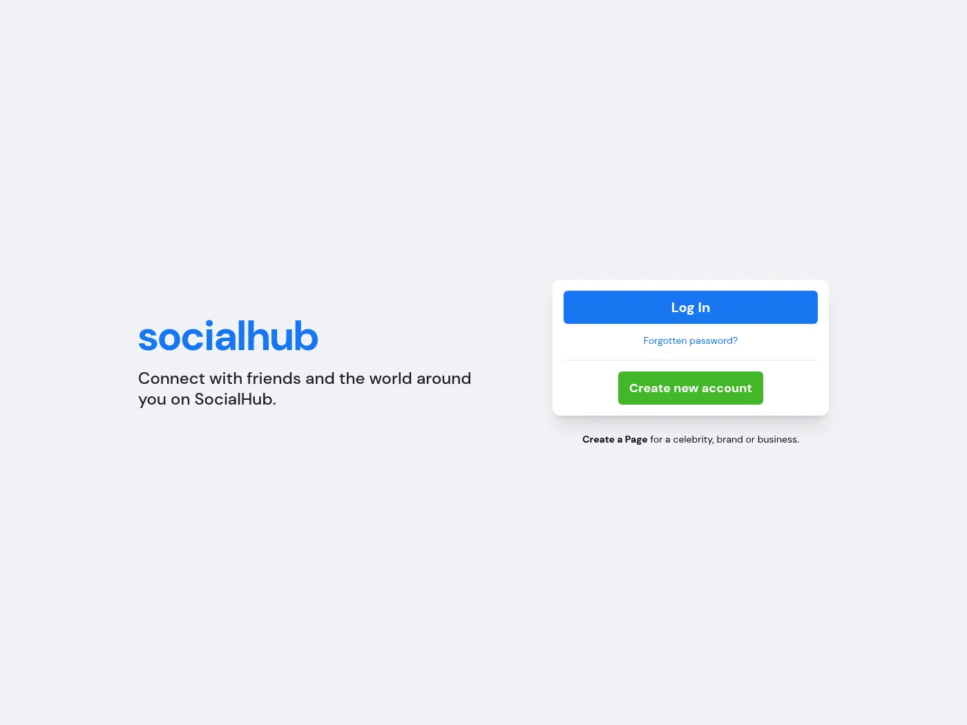 SocialHub Clone