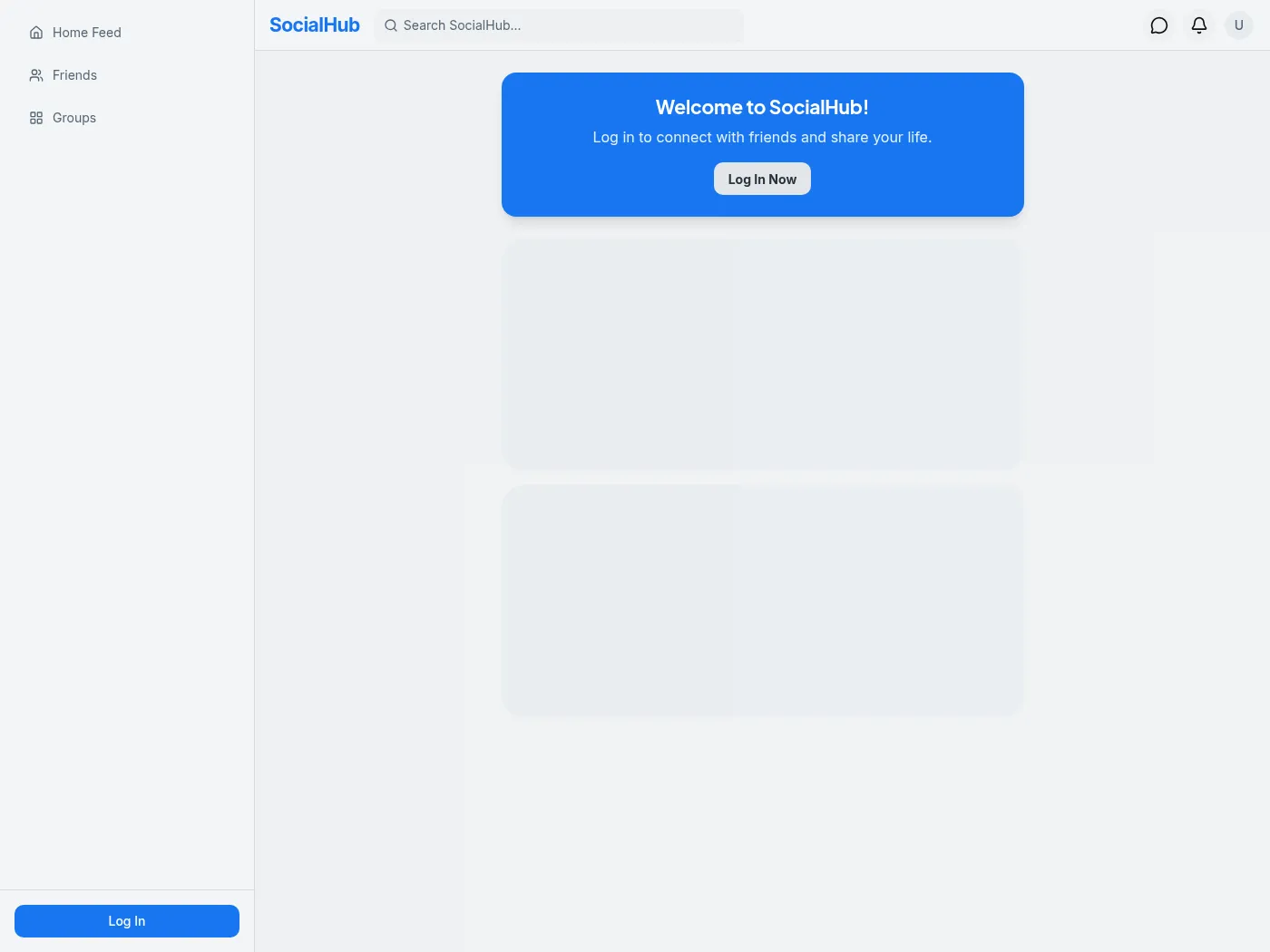 SocialHub Clone