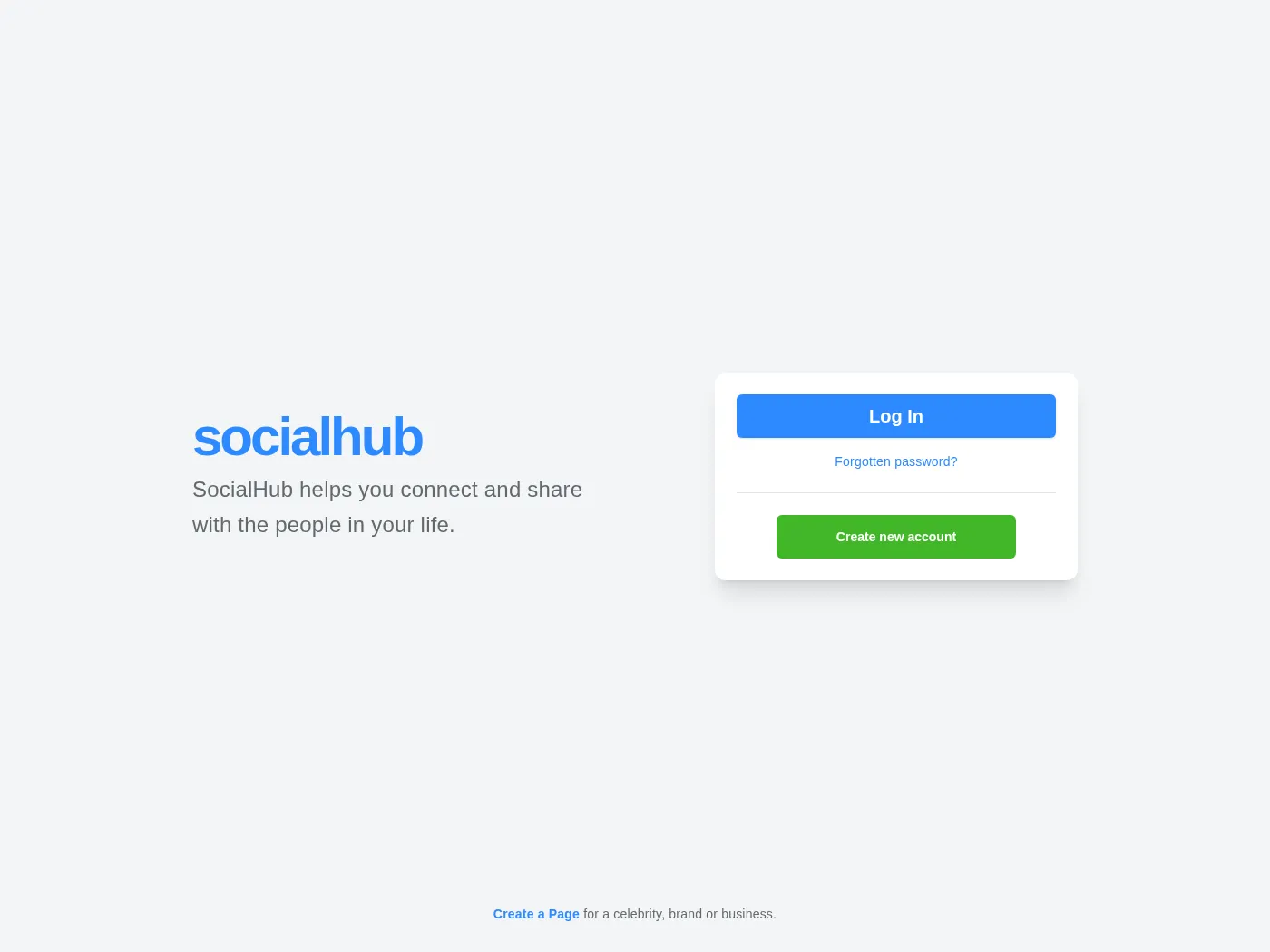 SocialHub Network