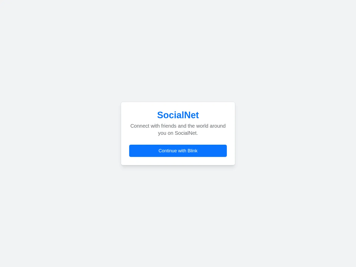SocialNet Clone