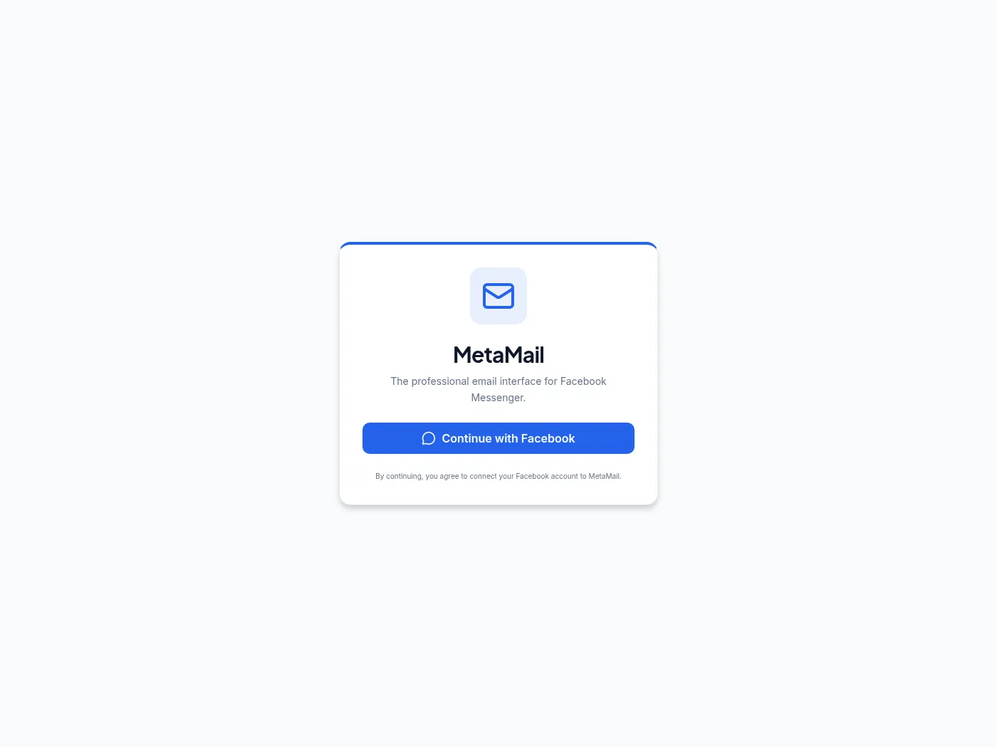 Facebook Email Provider