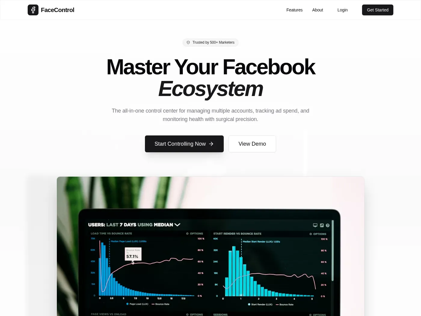 FaceControl Dashboard