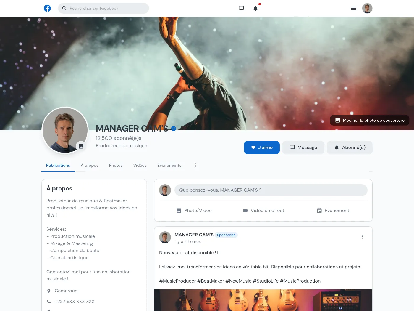 Manager Cam's Pro Page
