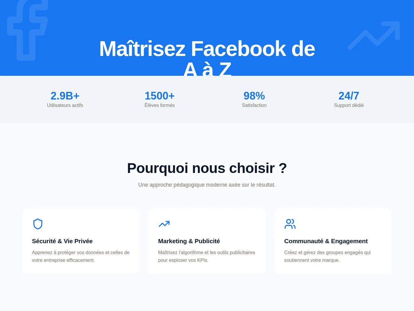 Facebook Training Hub