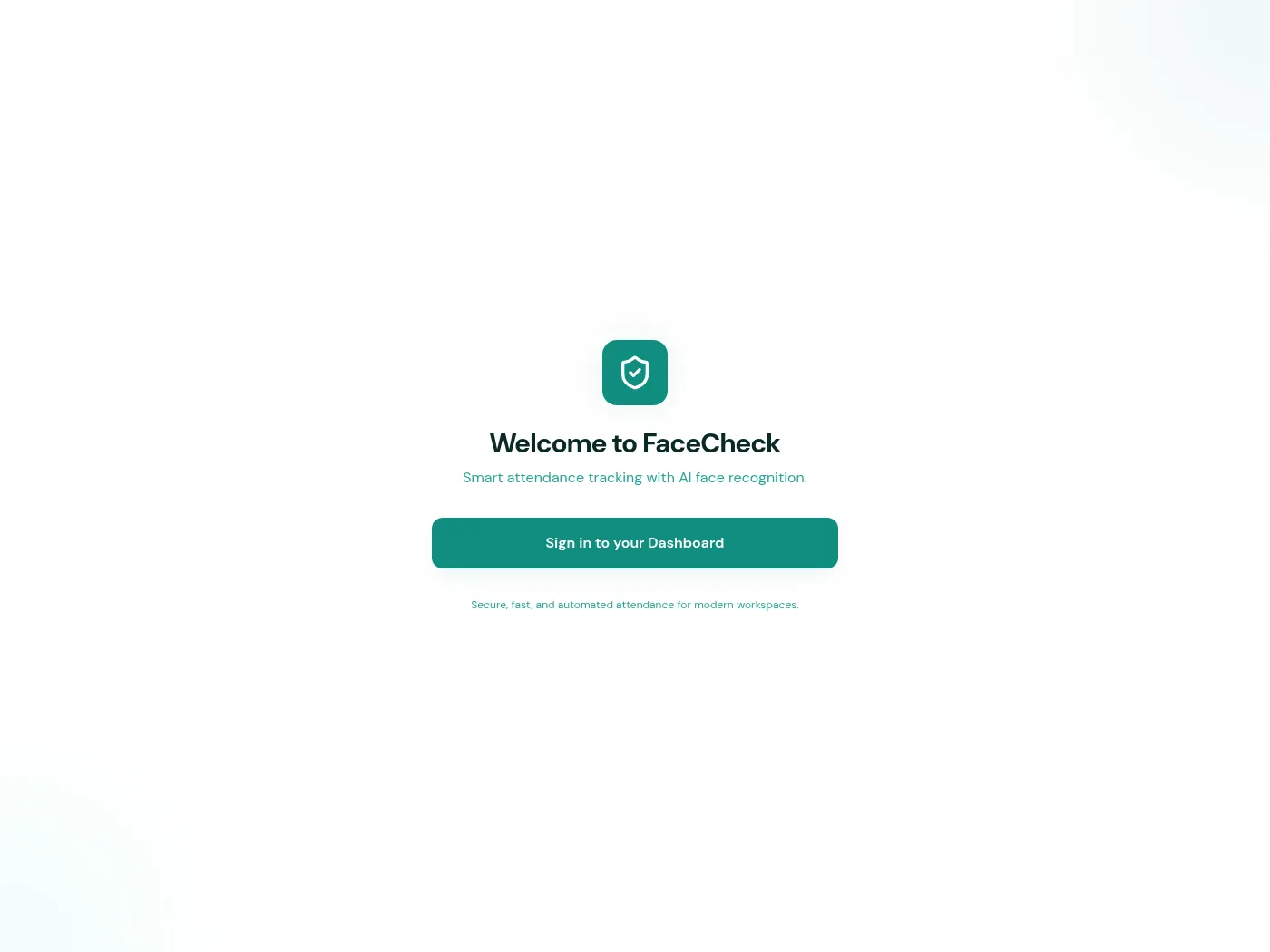 FaceCheck Attendance