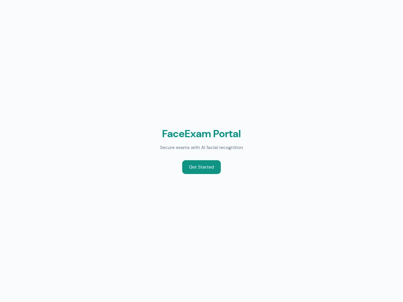 FaceExam Portal