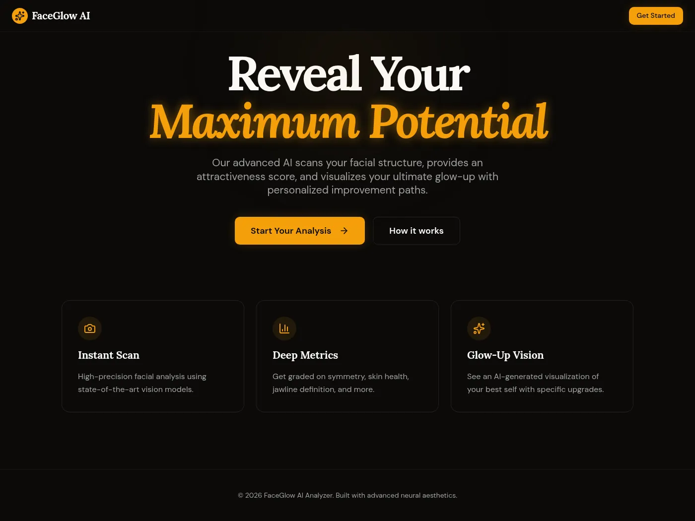 FaceGlow AI Analyzer