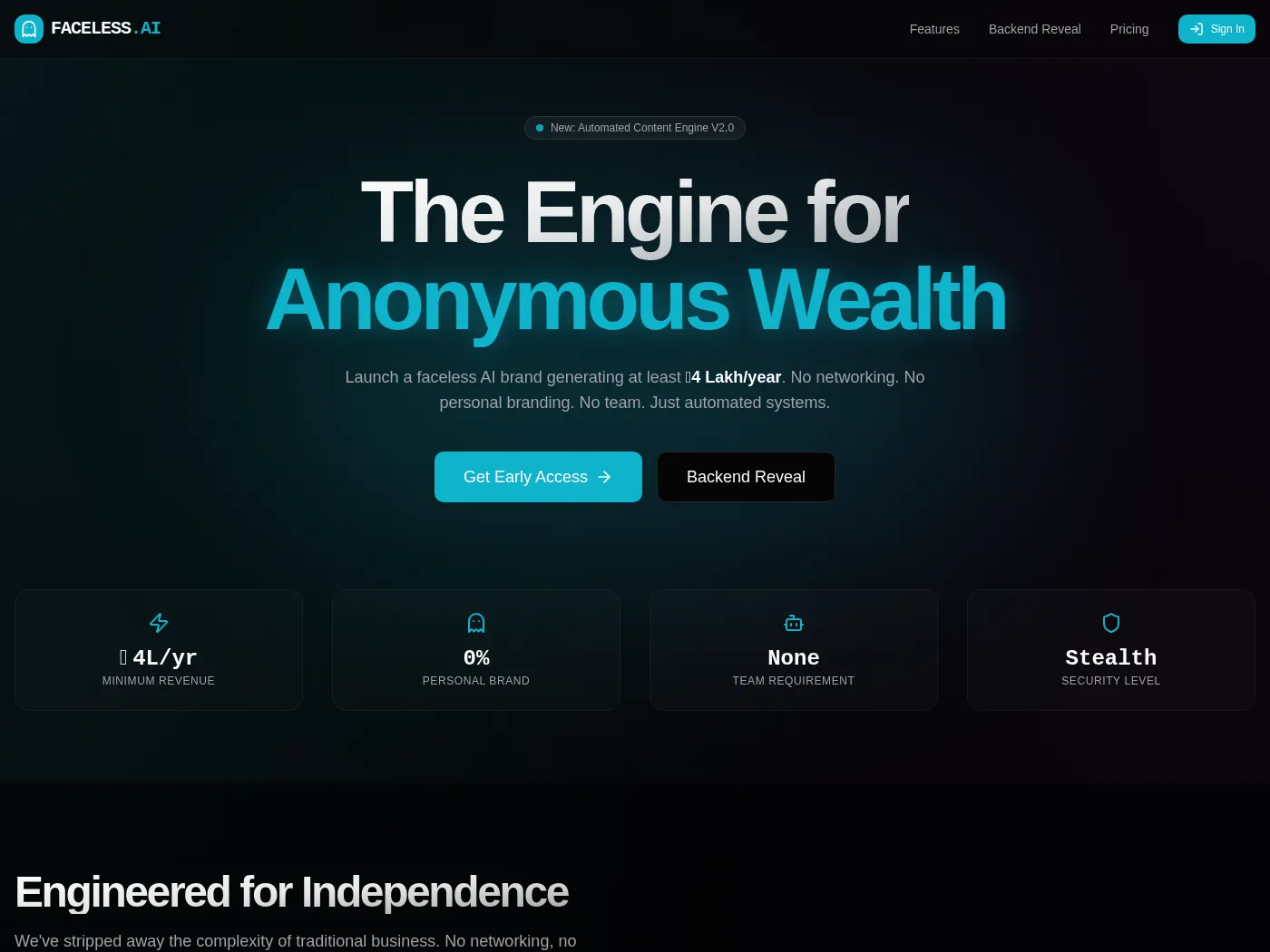 Faceless AI Revenue Engine