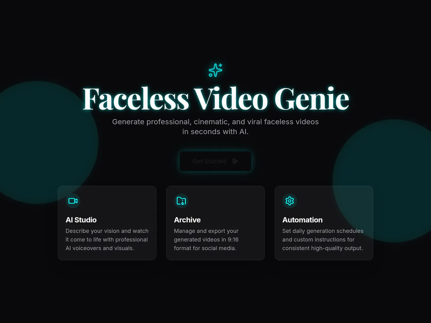 Faceless Video Genie