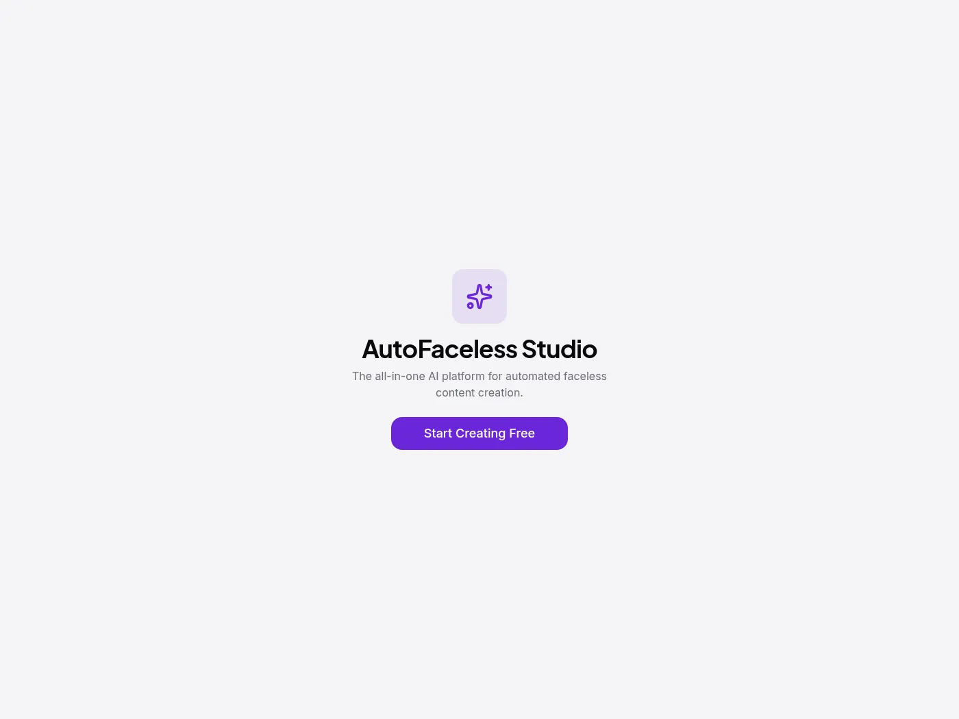 AutoFaceless Studio