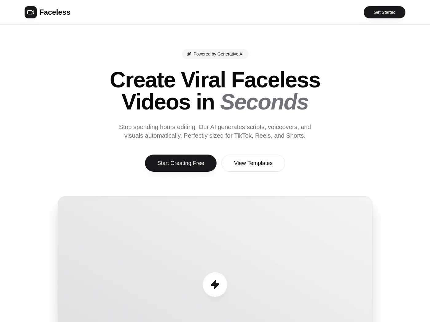 Faceless Video Maker