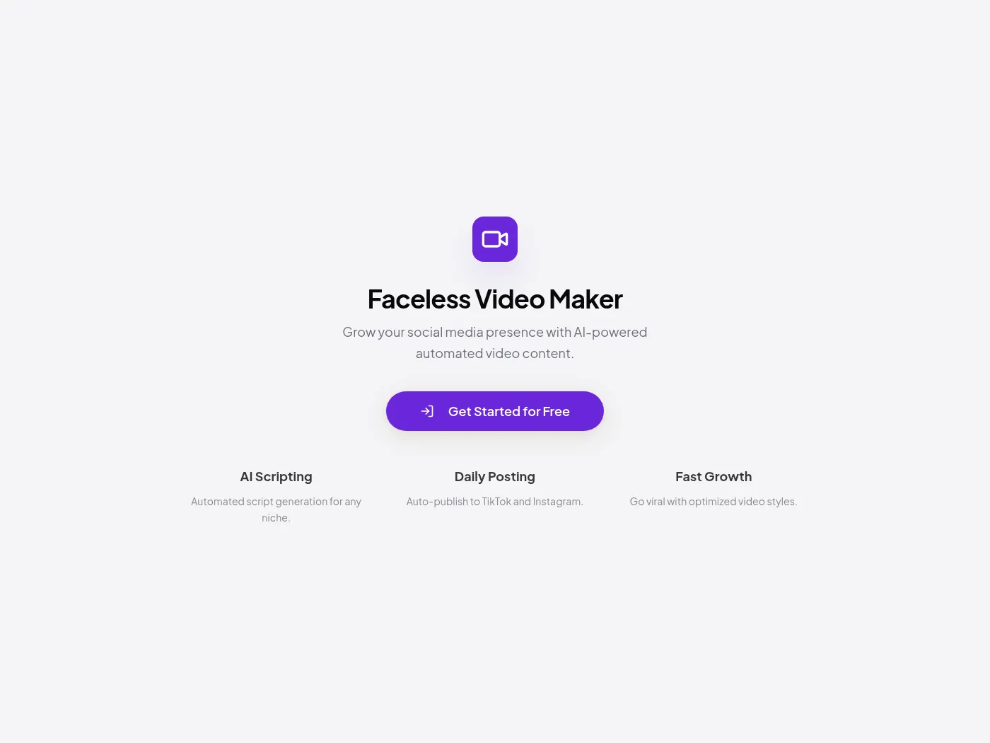 Faceless Video Maker