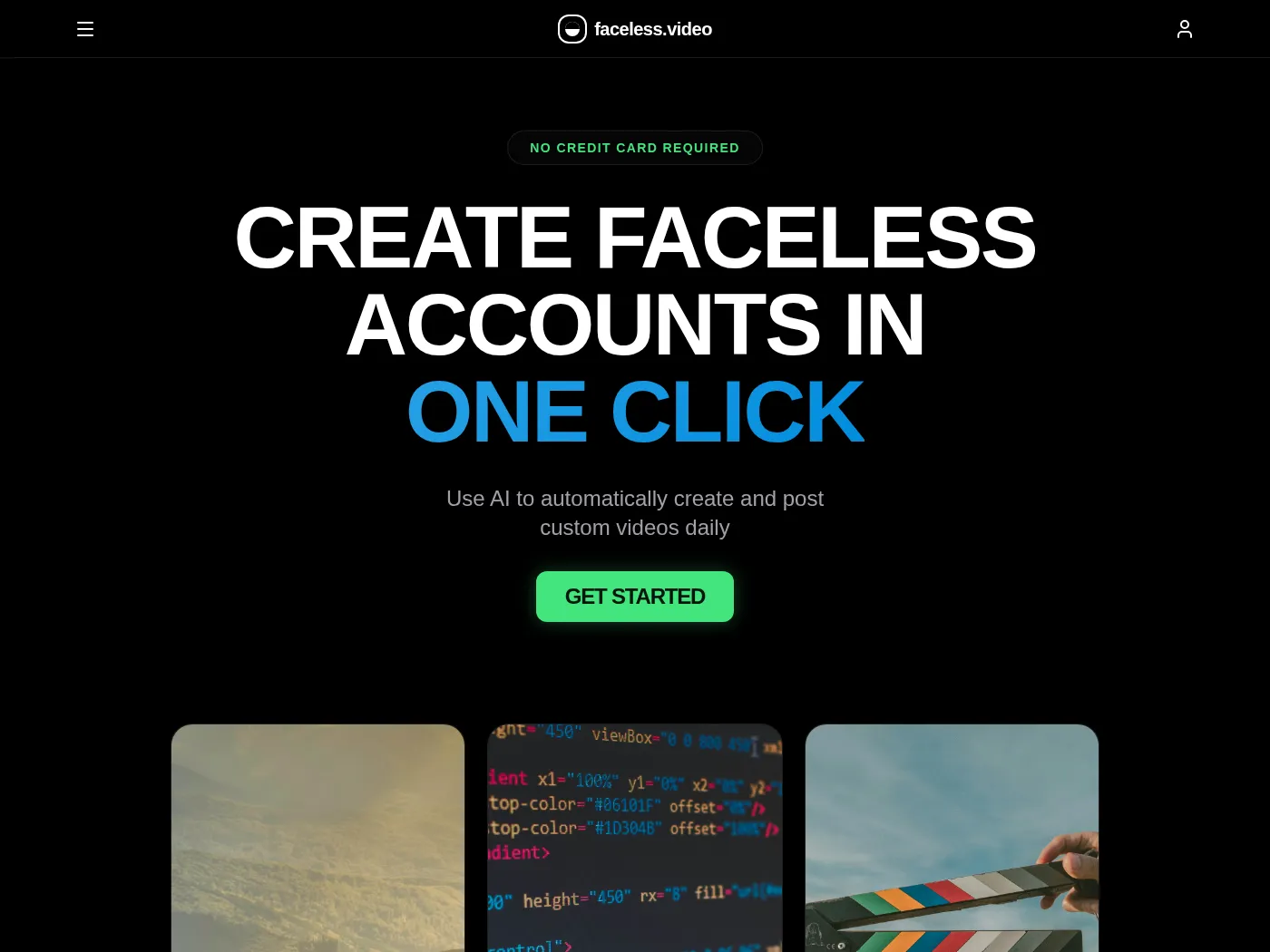 Faceless Video Clone