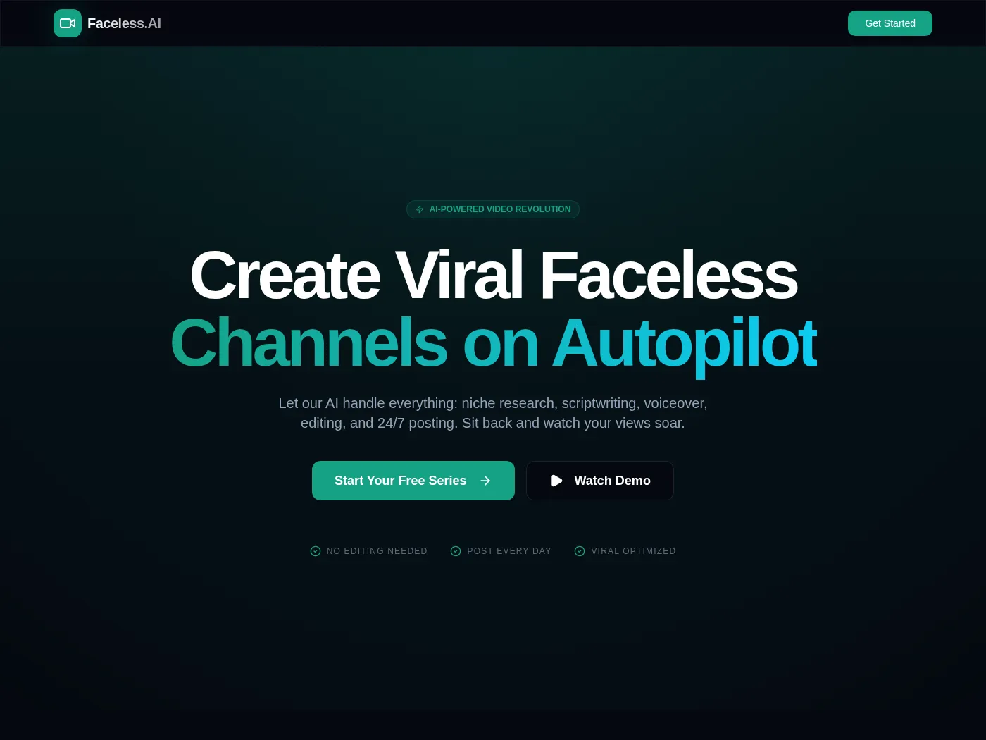 Faceless Video Clone