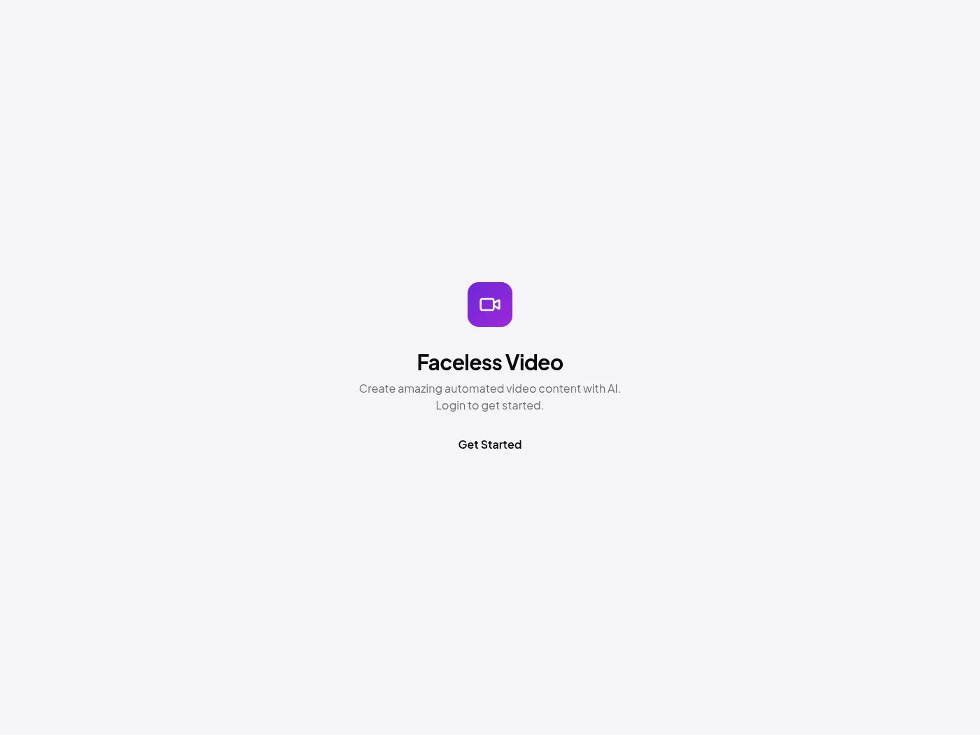 Faceless Video Clone
