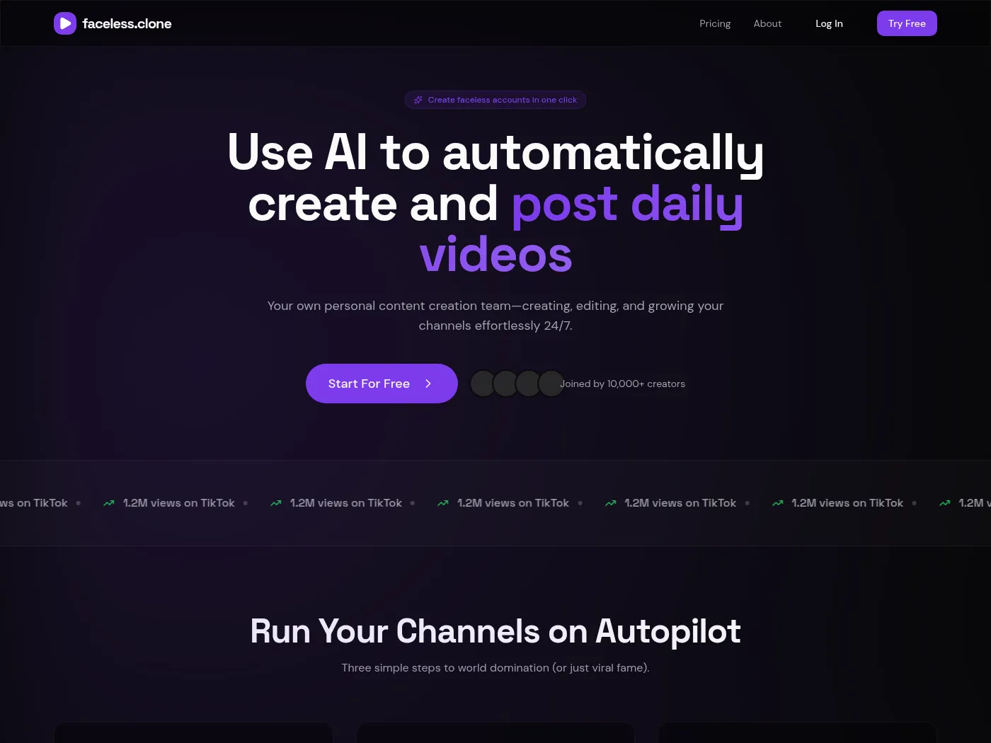 Faceless Video Clone