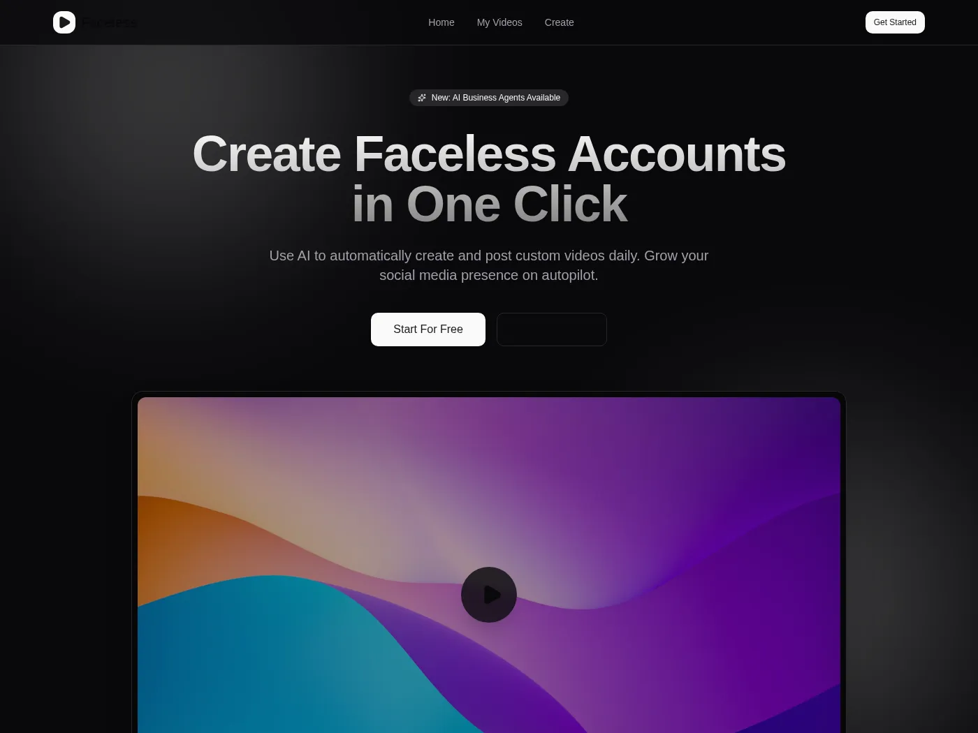 Faceless Video Clone