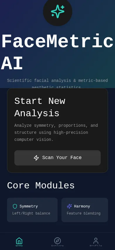 FaceMetric AI