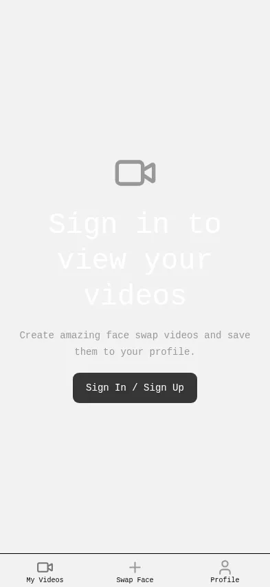 FaceSwap Video Maker