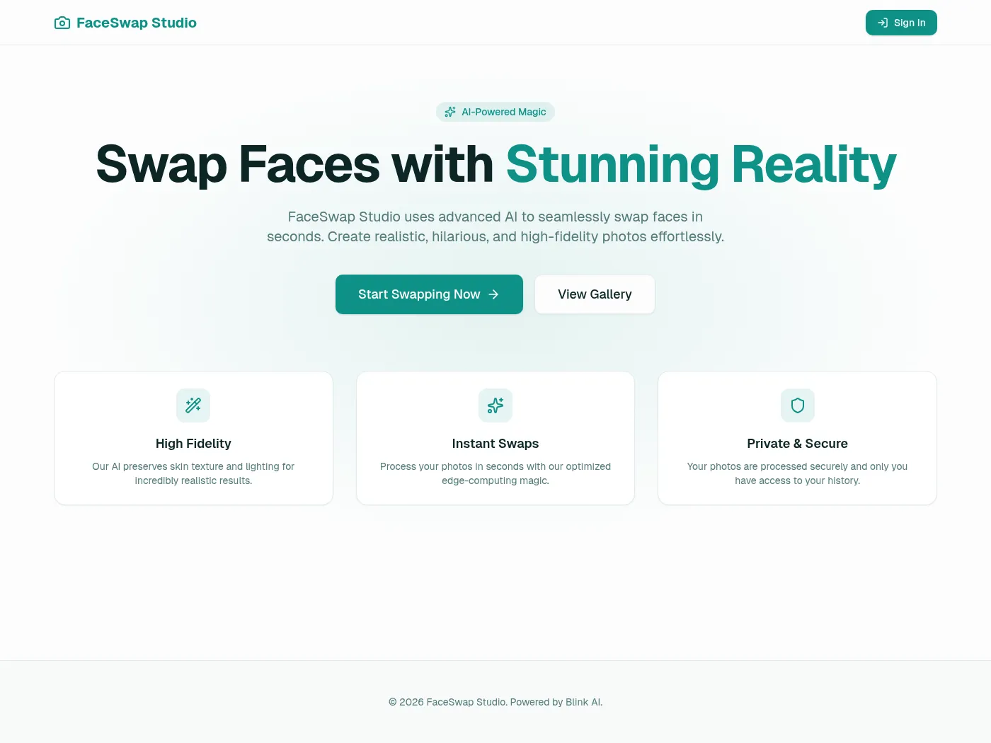 FaceSwap Studio