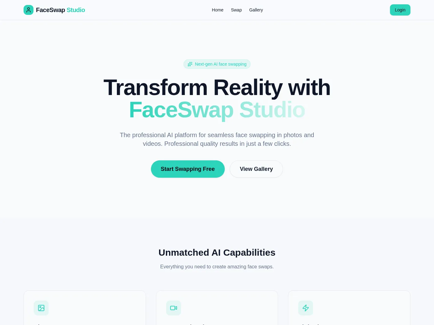 FaceSwap Studio