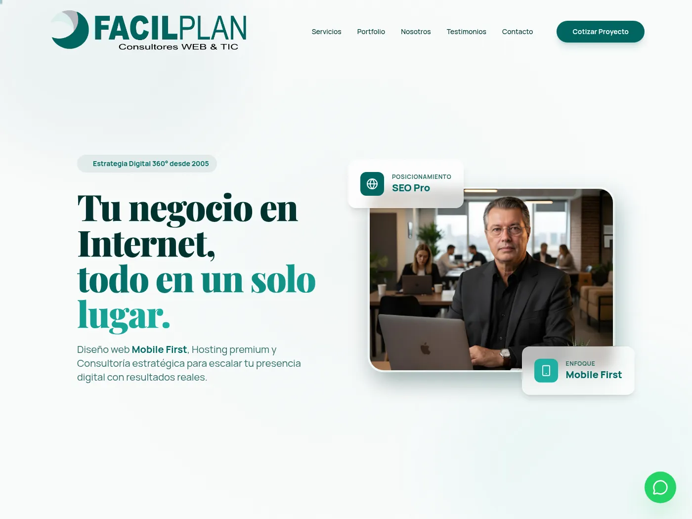 FacilPlan Web Redesign