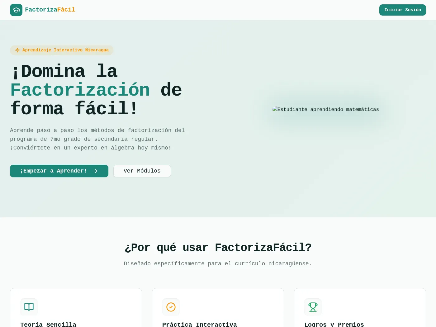 Factoriza Fácil Nicaragua