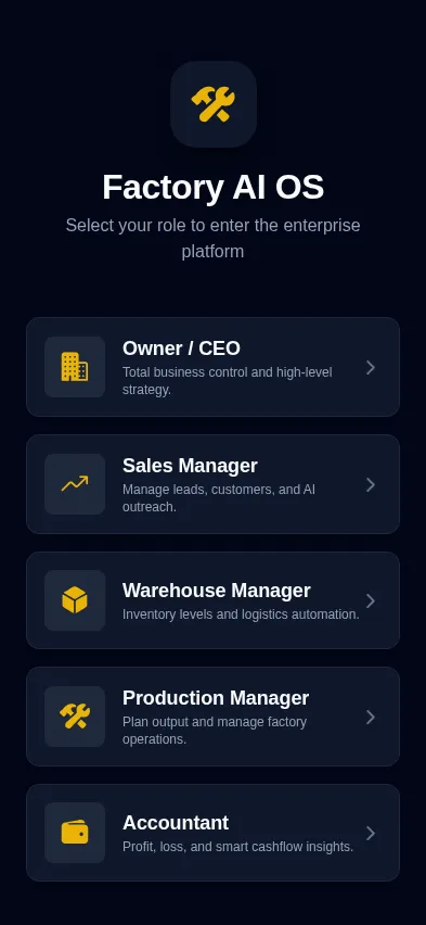 Factory AI OS
