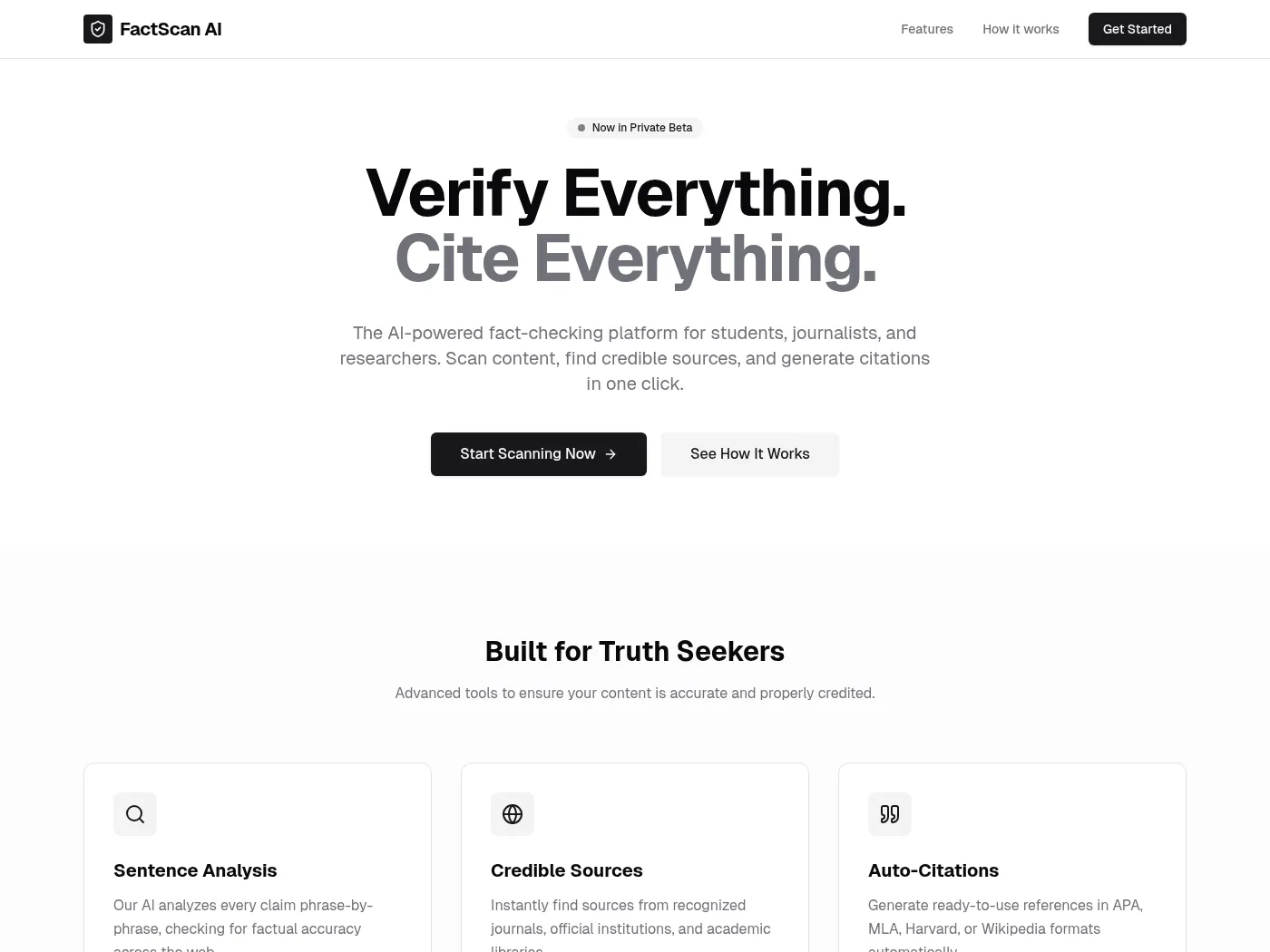 FactScan AI