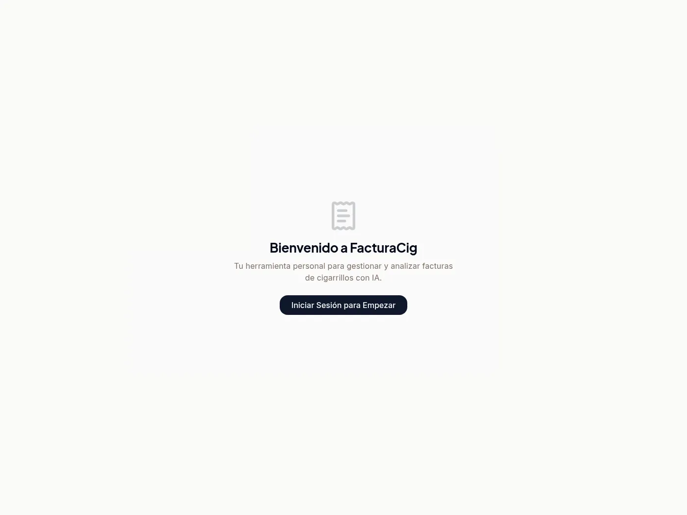 FacturaCig Dashboard