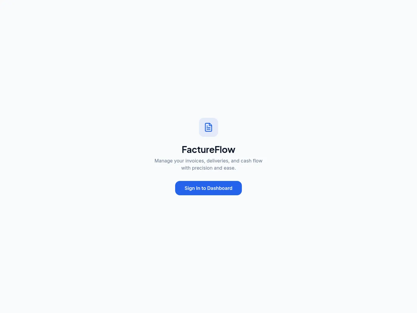 FactureFlow Dashboard