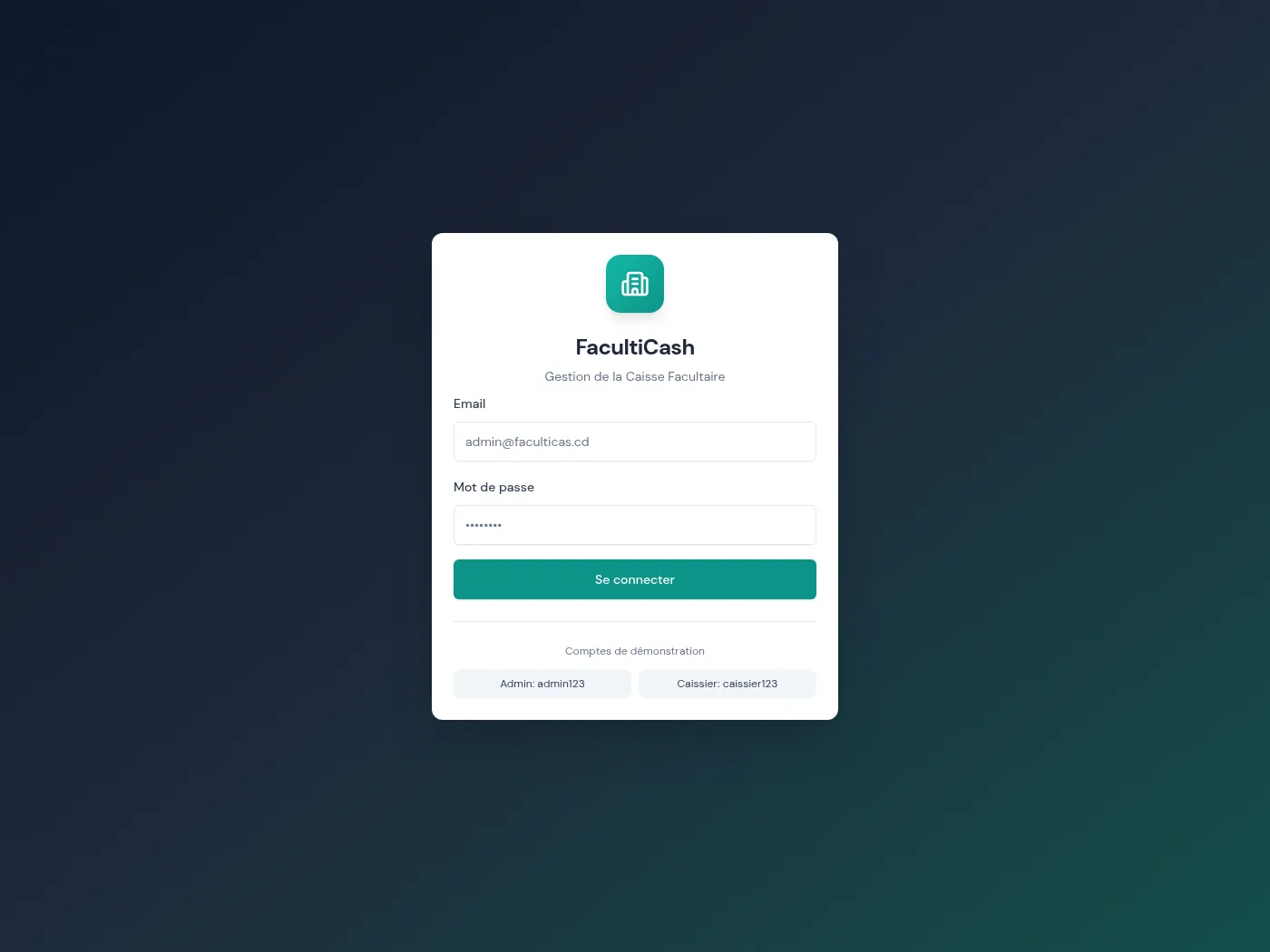 FacultiCash Manager