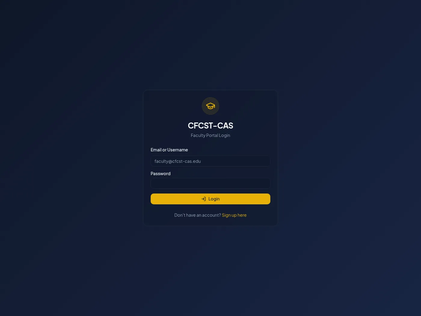 Faculty Portal Pro