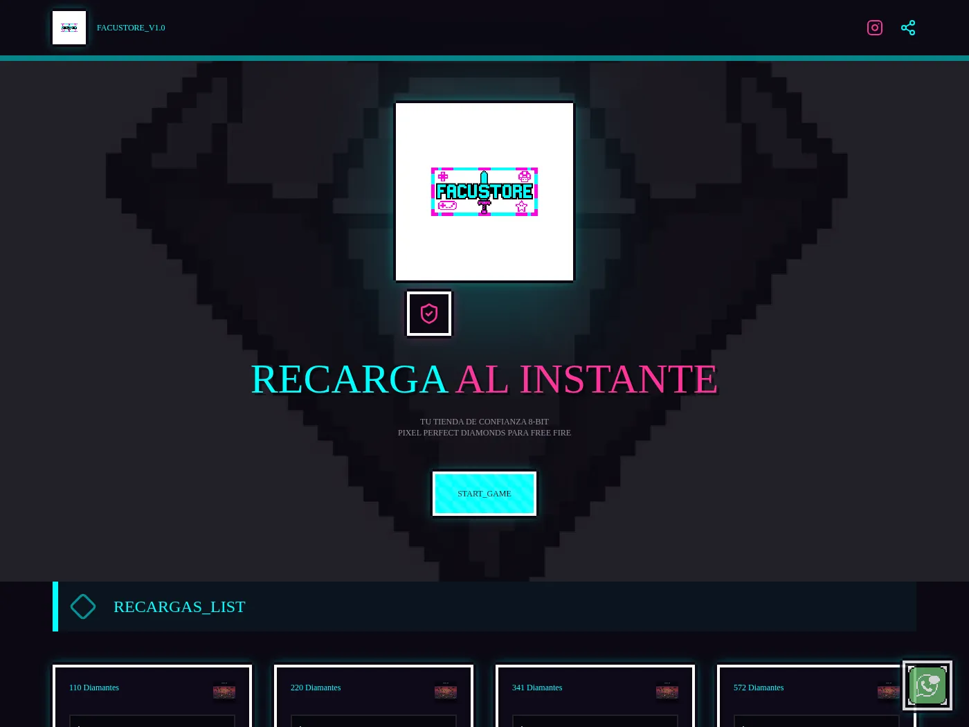 FacuStore Catalog Page