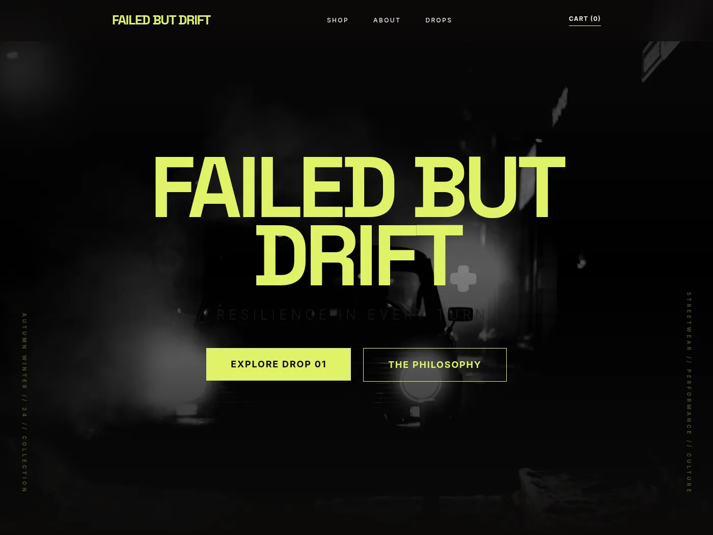 Failed but Drift Apparel