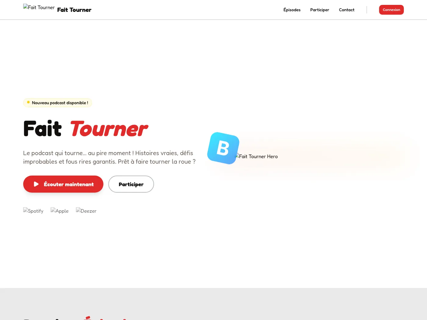 Fait Tourner Podcast Site