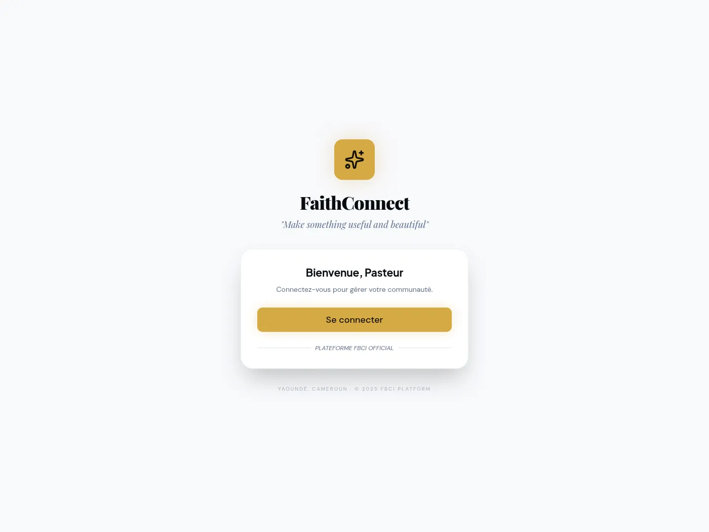 FaithConnect Platform