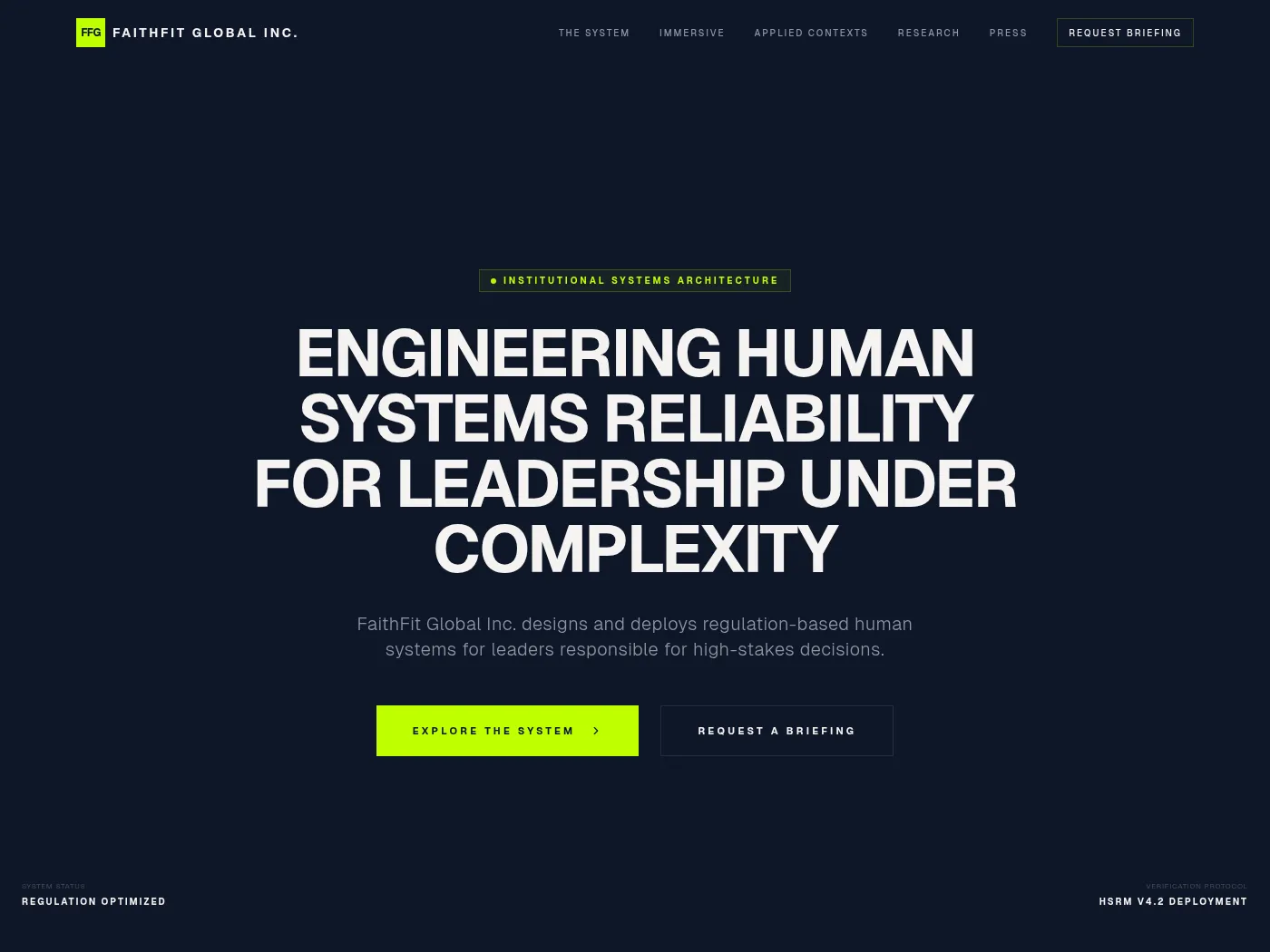 FaithFit Global Website