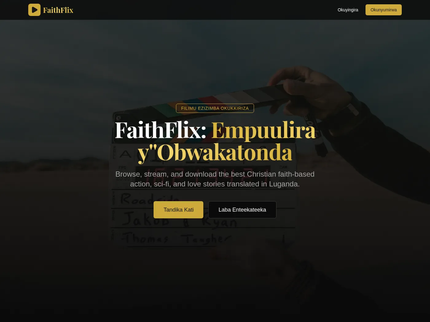 FaithFlix Movie Platform