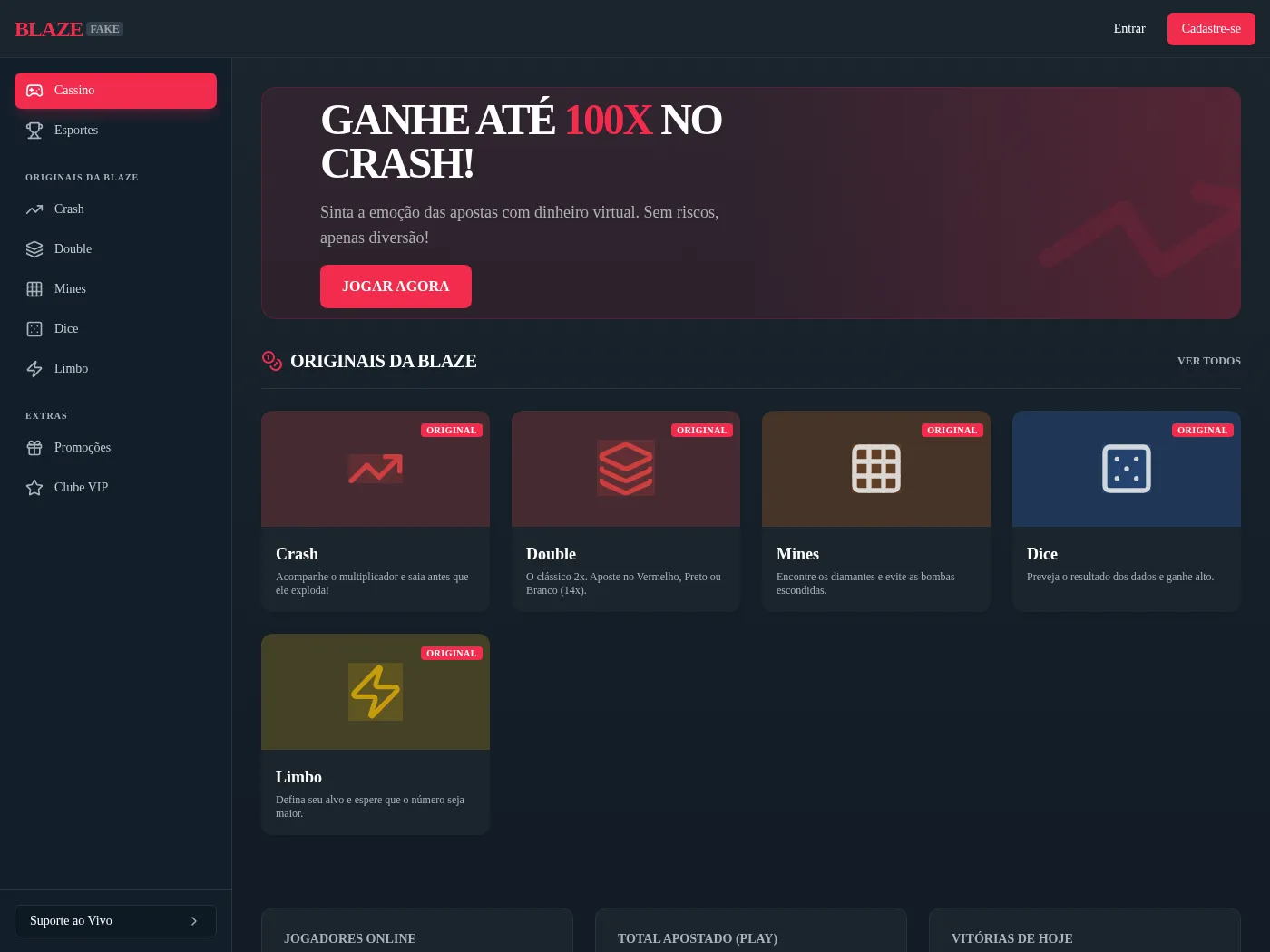 Fake Casino Simulator