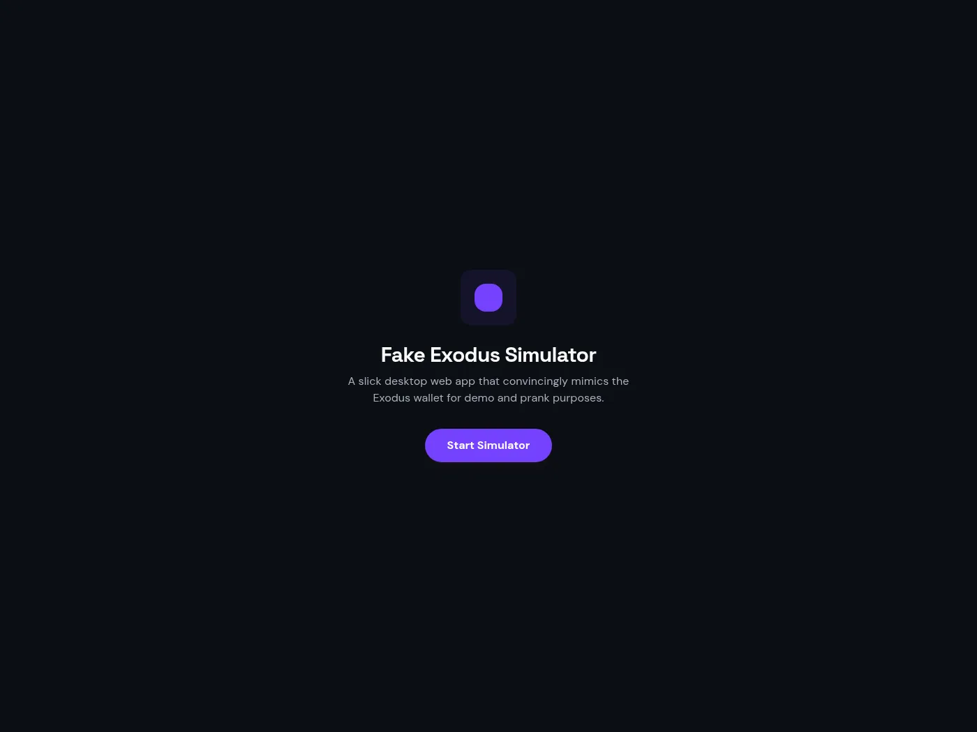 Fake Exodus Simulator