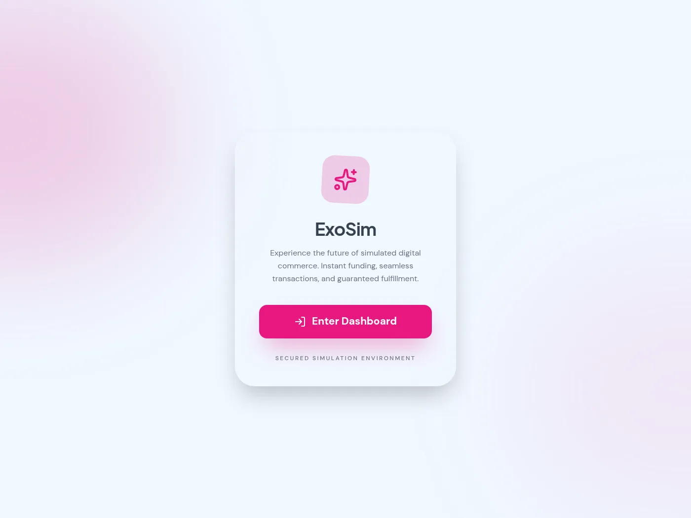 Simulated Payments Shop