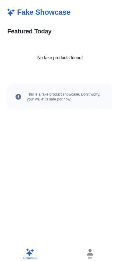 Fake Product Showcase