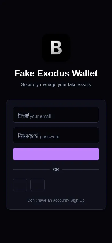Fakes Exodus Wallet