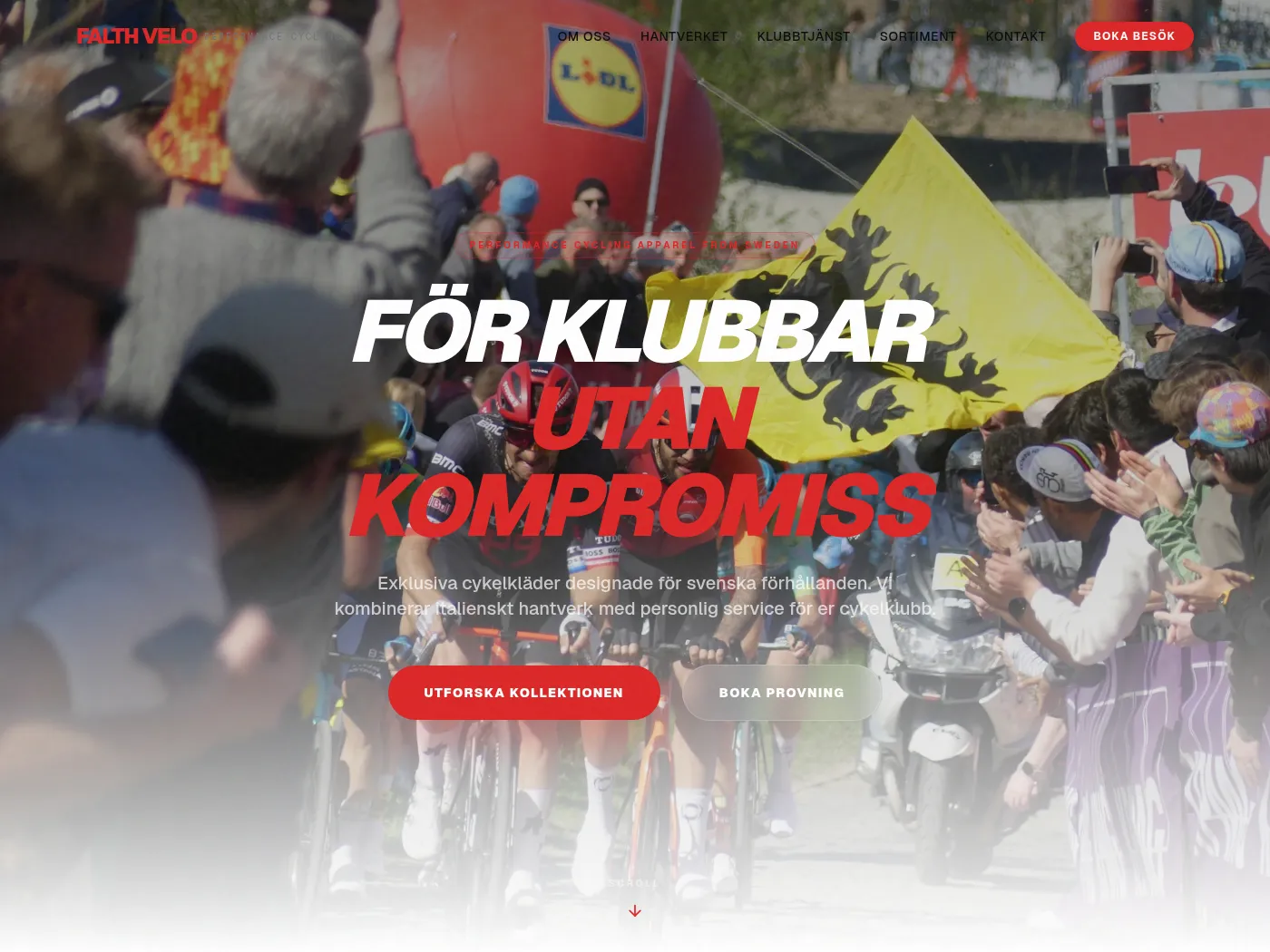 FALTH VELO Onepage Site