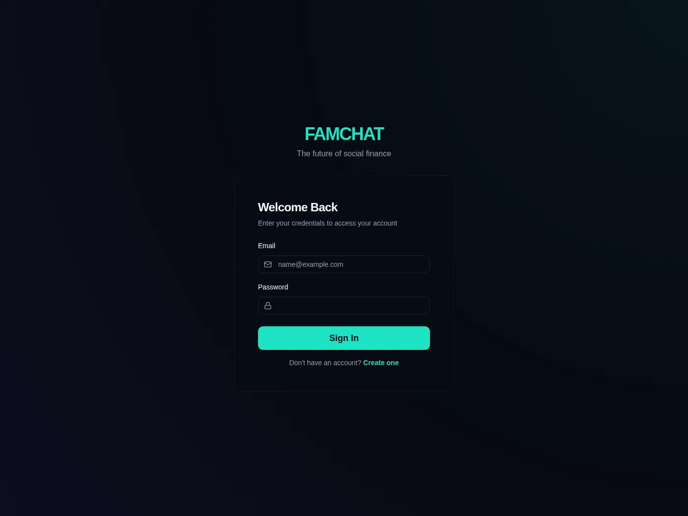 Famchat Crypto Social Hub