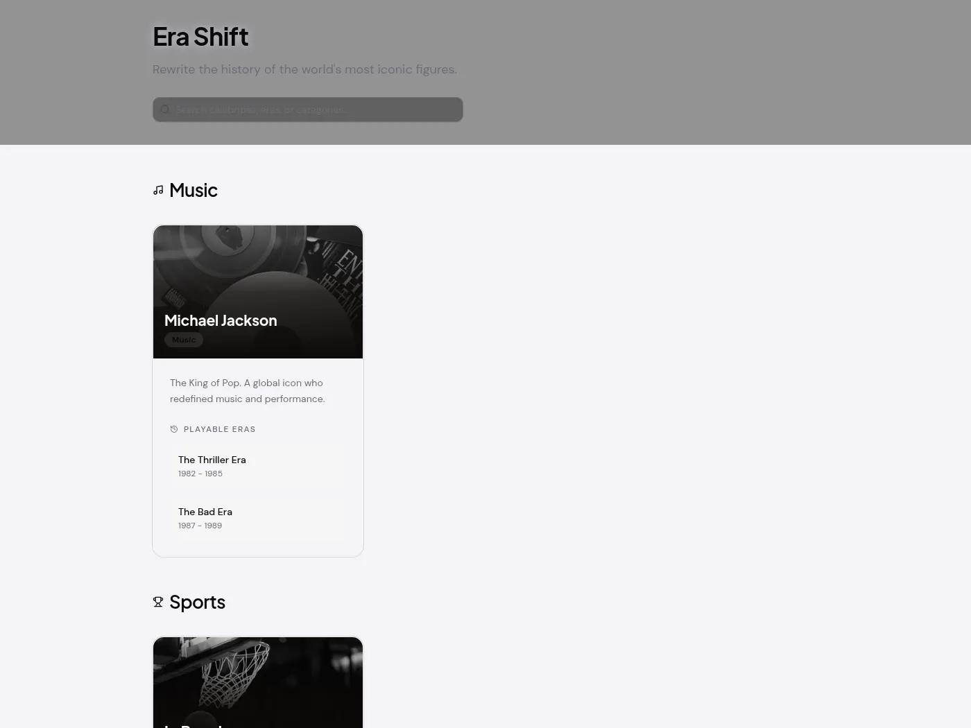 FAME: Era Shift